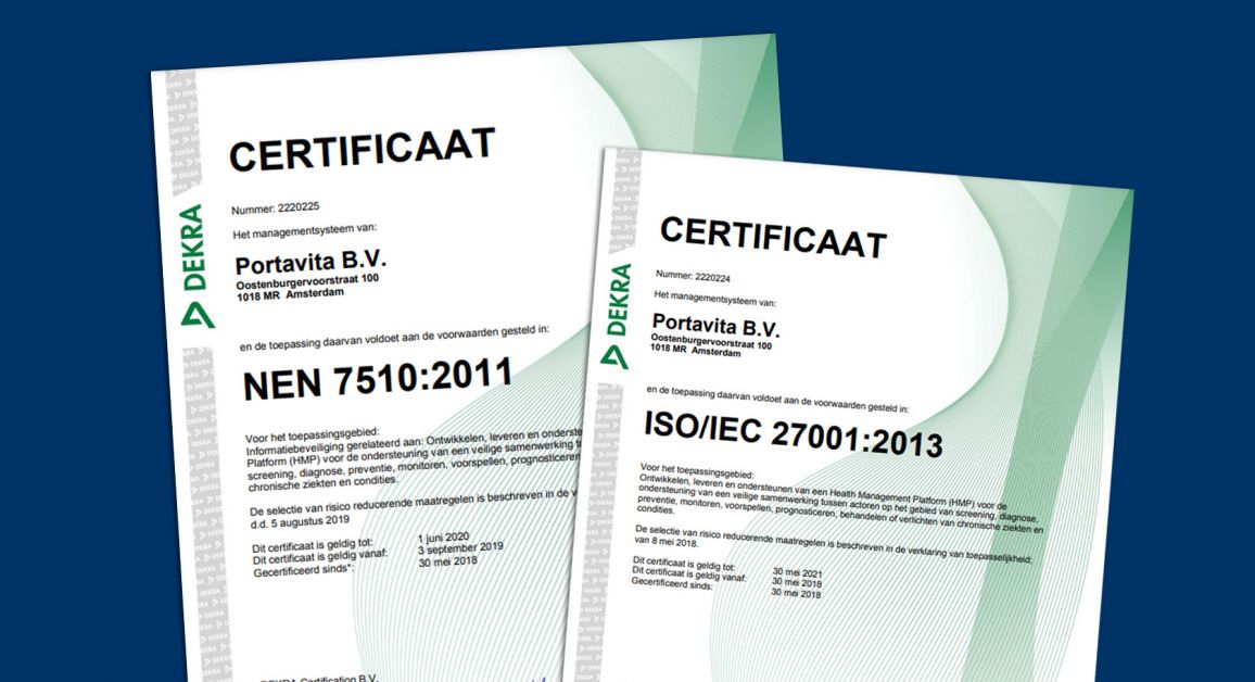 Certificaten informatiebeveiliging ISO 27001 en NEN 7510 wéér verlengd! – Article – Magazine ...